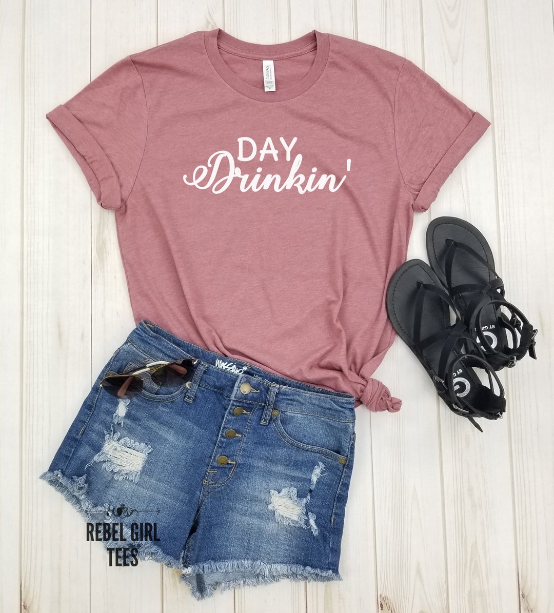 Day drinkin White Lets day drink shirt, Music Festival Shirt, spring ...