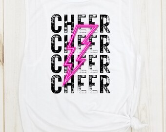 Neon Cheer Shirt - Etsy