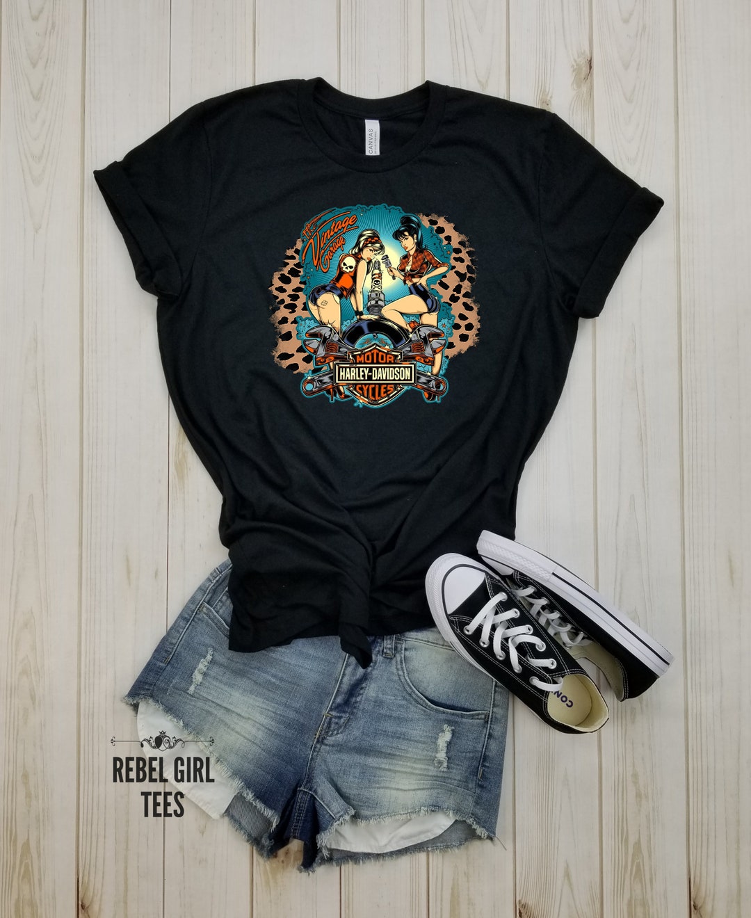 Vintage Motorcycle Pin up - Girl Rider, Girl Biker, Motor Bike, Woman ...