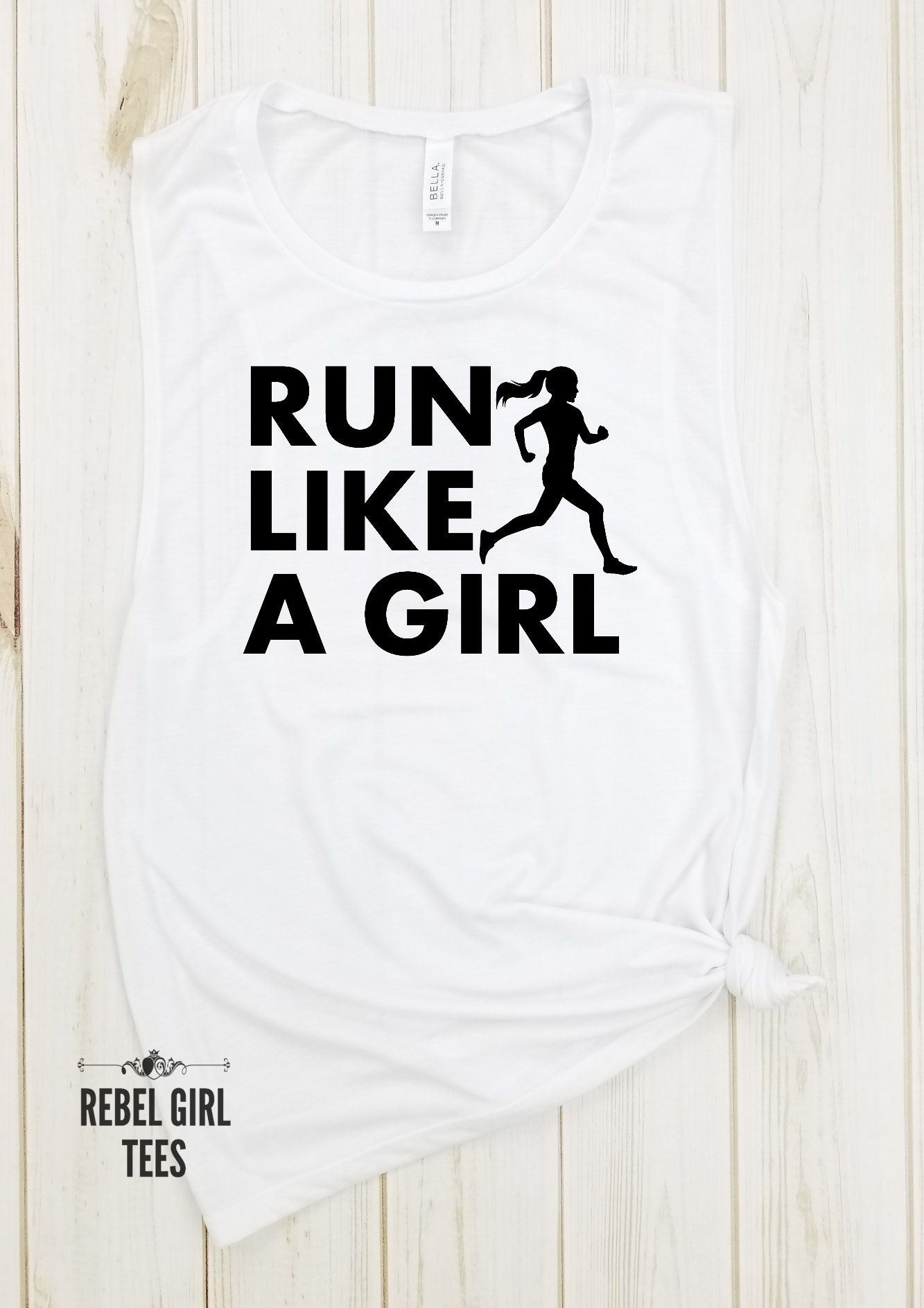 Run Like a Girl Running Shirt Marathoner shirt Workout | Etsy