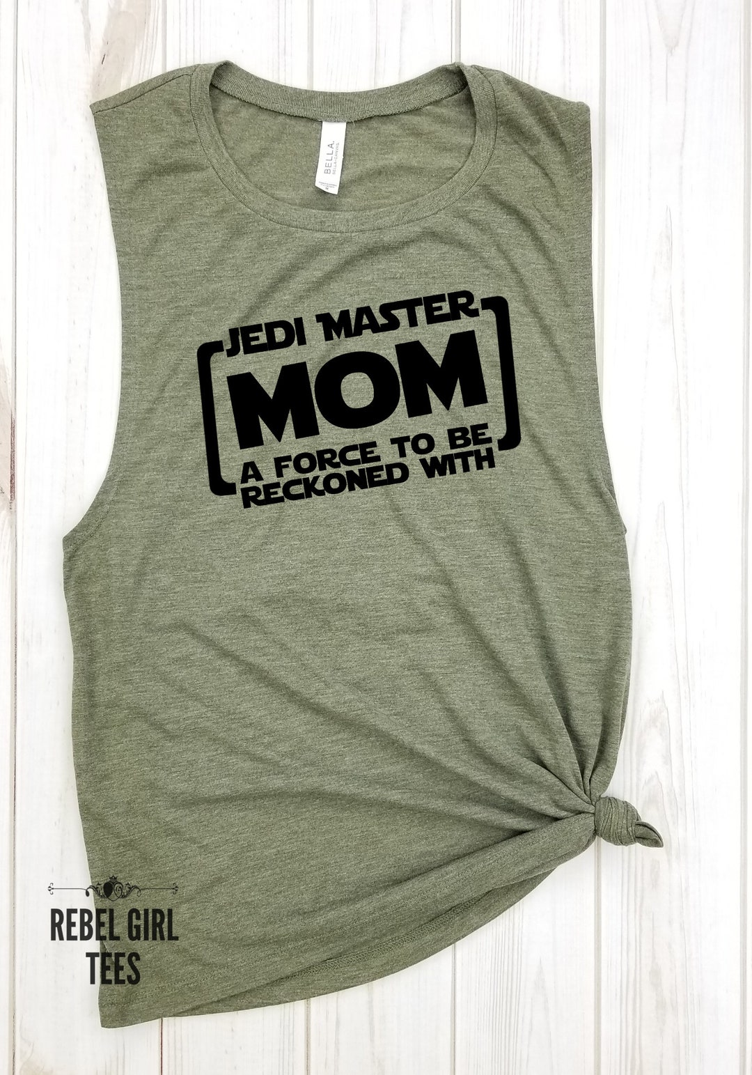Jedi Master Mom - Muscle Tank, Superhero Mom, Jedi Master Shirt, Jedi ...