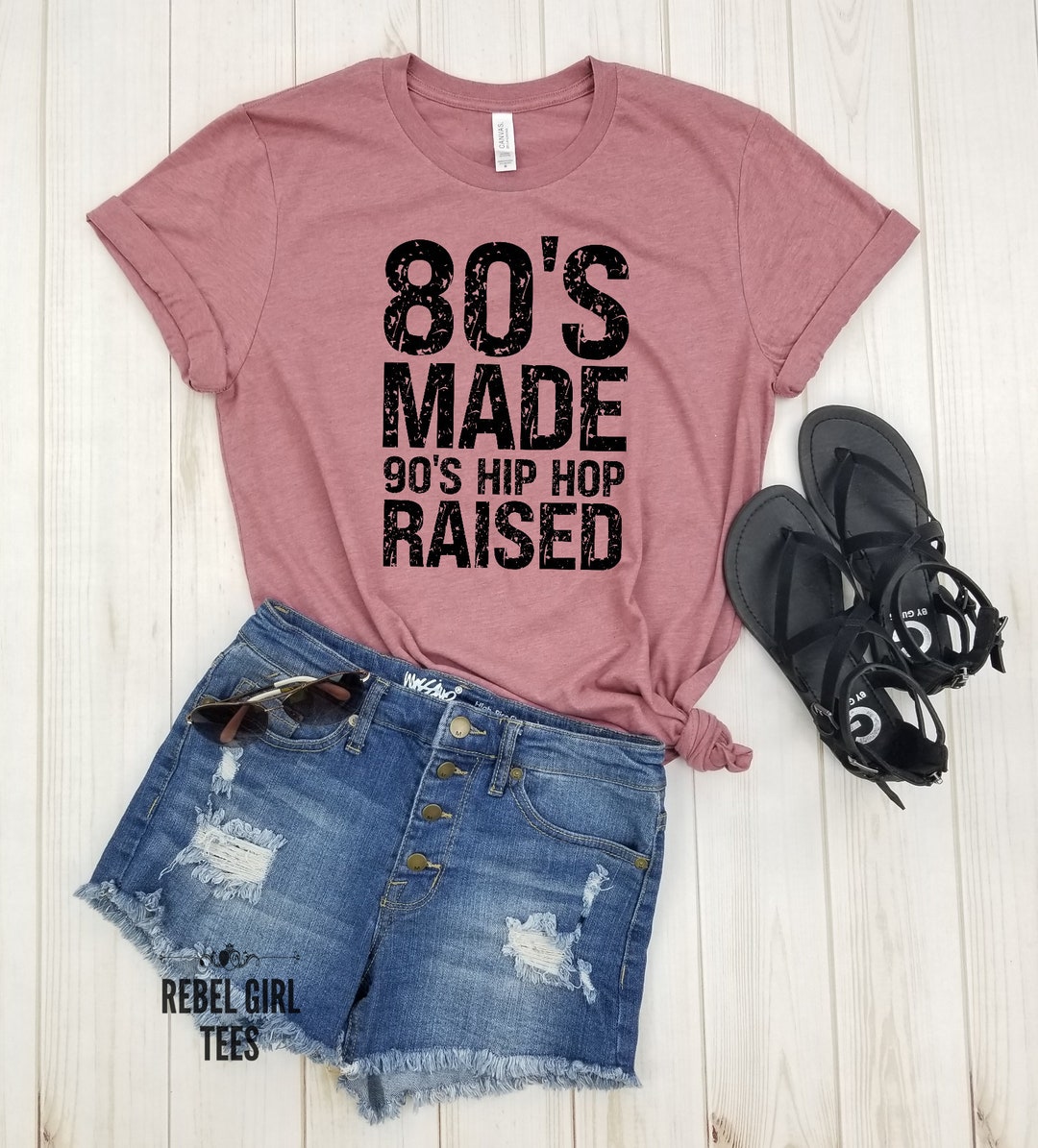 80's Made 90's Hip Hop Raised - 90's Hip Hop Shirt, 80s Retro Shirt, Hip Hop Music Lover Shirt ...