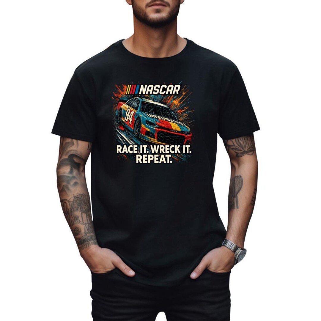 Race It Wreck It Repeat - Comfort Colors, Raceday Shirt, Classic ...