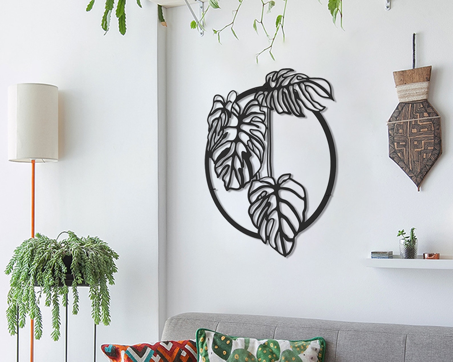 Monstera Metal Wall Art Metal Wall Decor Metal Leaf Wall - Etsy