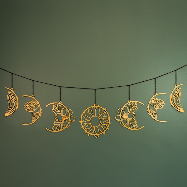 Moon Garland - Etsy