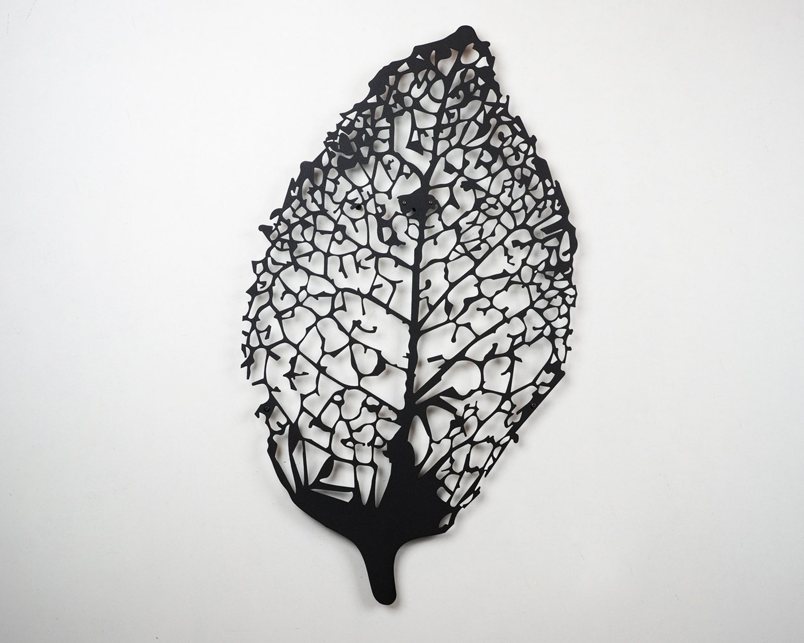 Metal Leaf Wall Art, Metal Wall Decor, Large Gold Leaves Wall Art, Wall ...