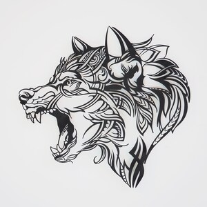 Wolf Metal Wall Art, Wolf Wall Decor, Wolf Gifts, Metal Wall Decor ...