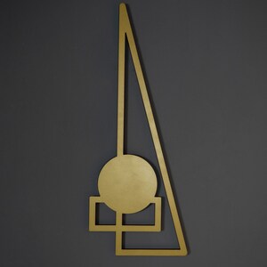 TRIDENT Set of 3 Modern Wall Art, Metal Wall Decor, Metal Wall Art ...