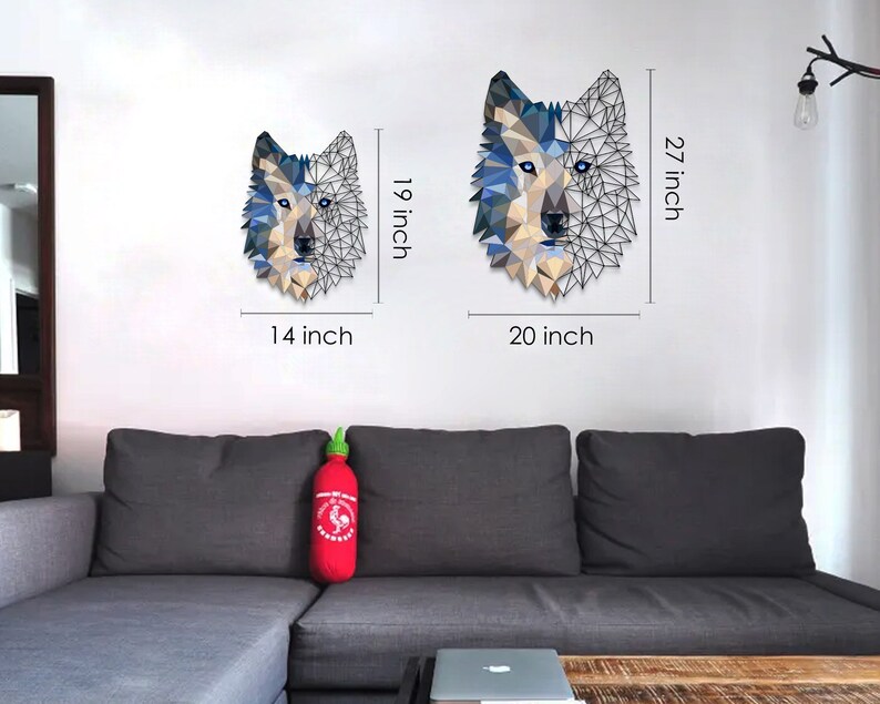 Metal Wolf Wall Art Wolf Wall Decor Wolf Art Wolf Wall - Etsy