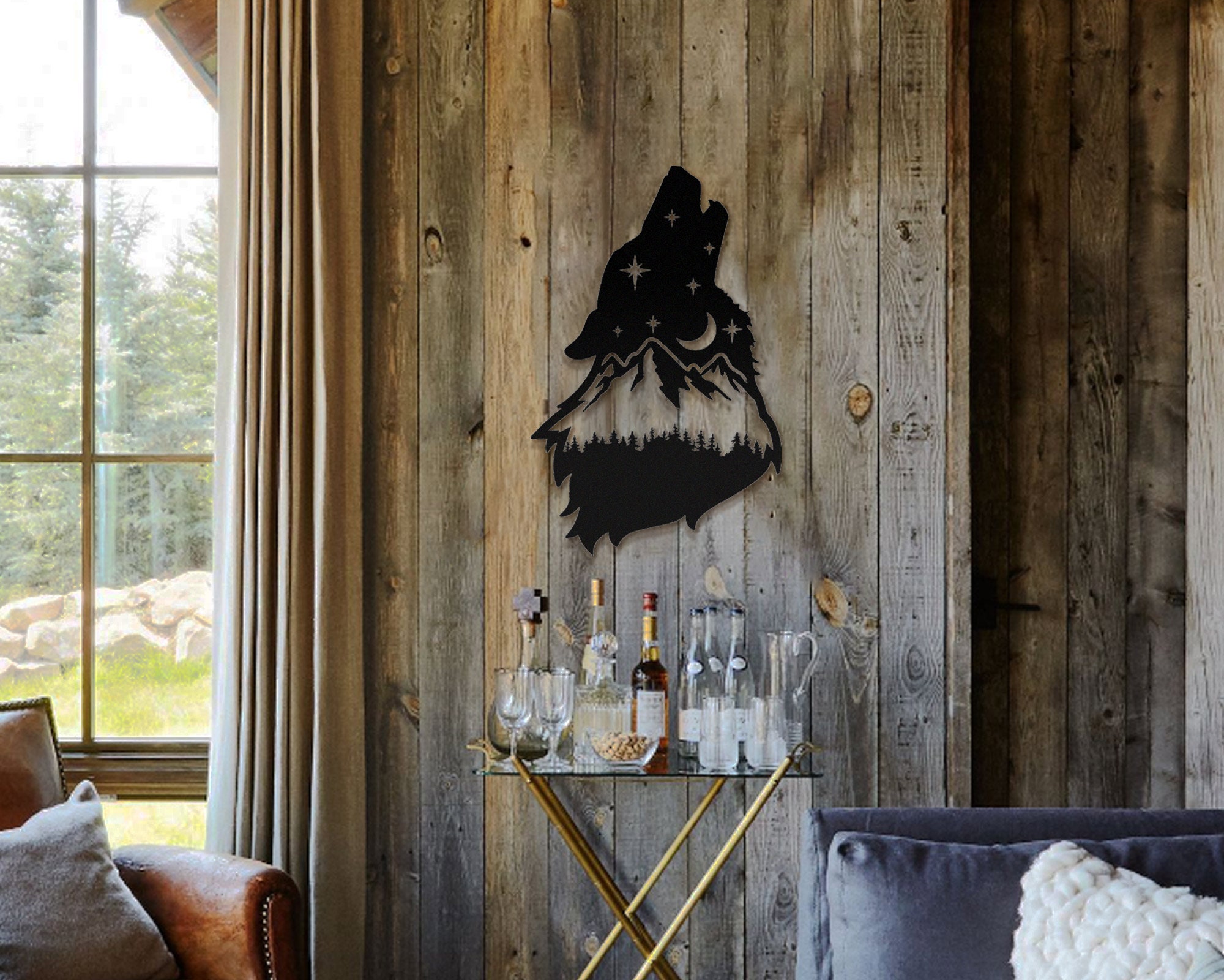 Metal Wolf Wall Art Wolf Wall Decor Wolf Gifts Wolf - Etsy Australia