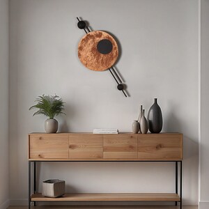 Astro Blend Metal Wall Art, Modern Wall Decor, Geometric Wall Art ...