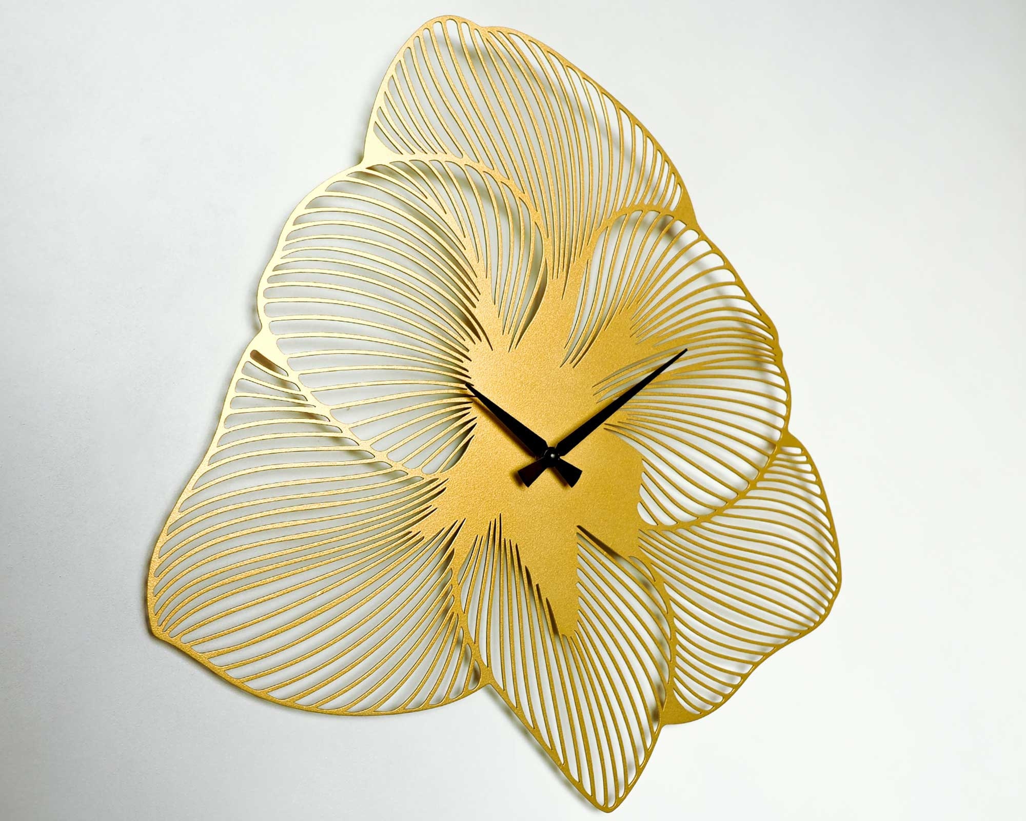 Azalea Large Metal Wall Clock Unique Wall Clock Clocks for - Etsy UK
