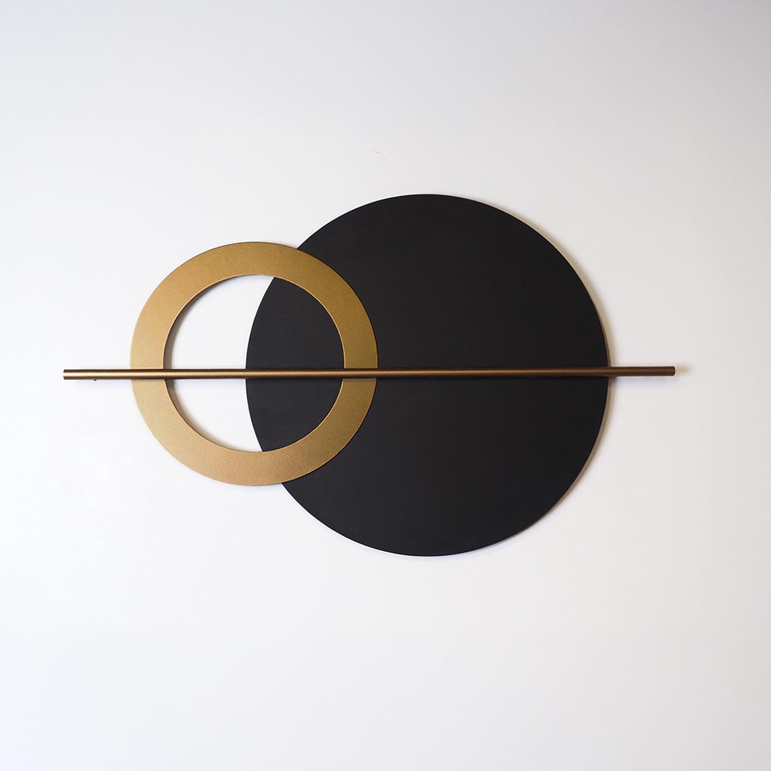 Hyperion 3D Modern Metal Wall Art (hangable Horizontally or Vertically ...