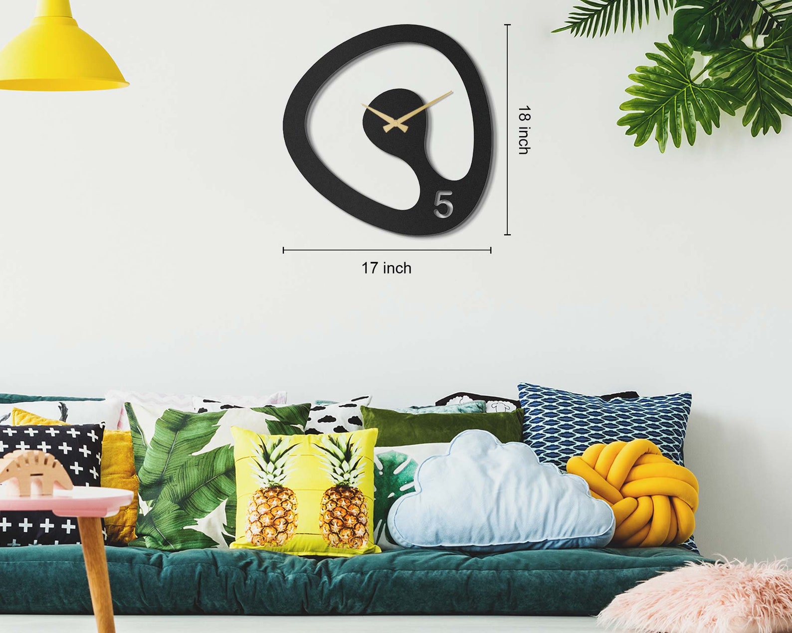 Unique Modern Wall Clock Silent Metal Wall Clock Unique Wall - Etsy