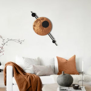 Astro Blend Metal Wall Art, Modern Wall Decor, Geometric Wall Art ...