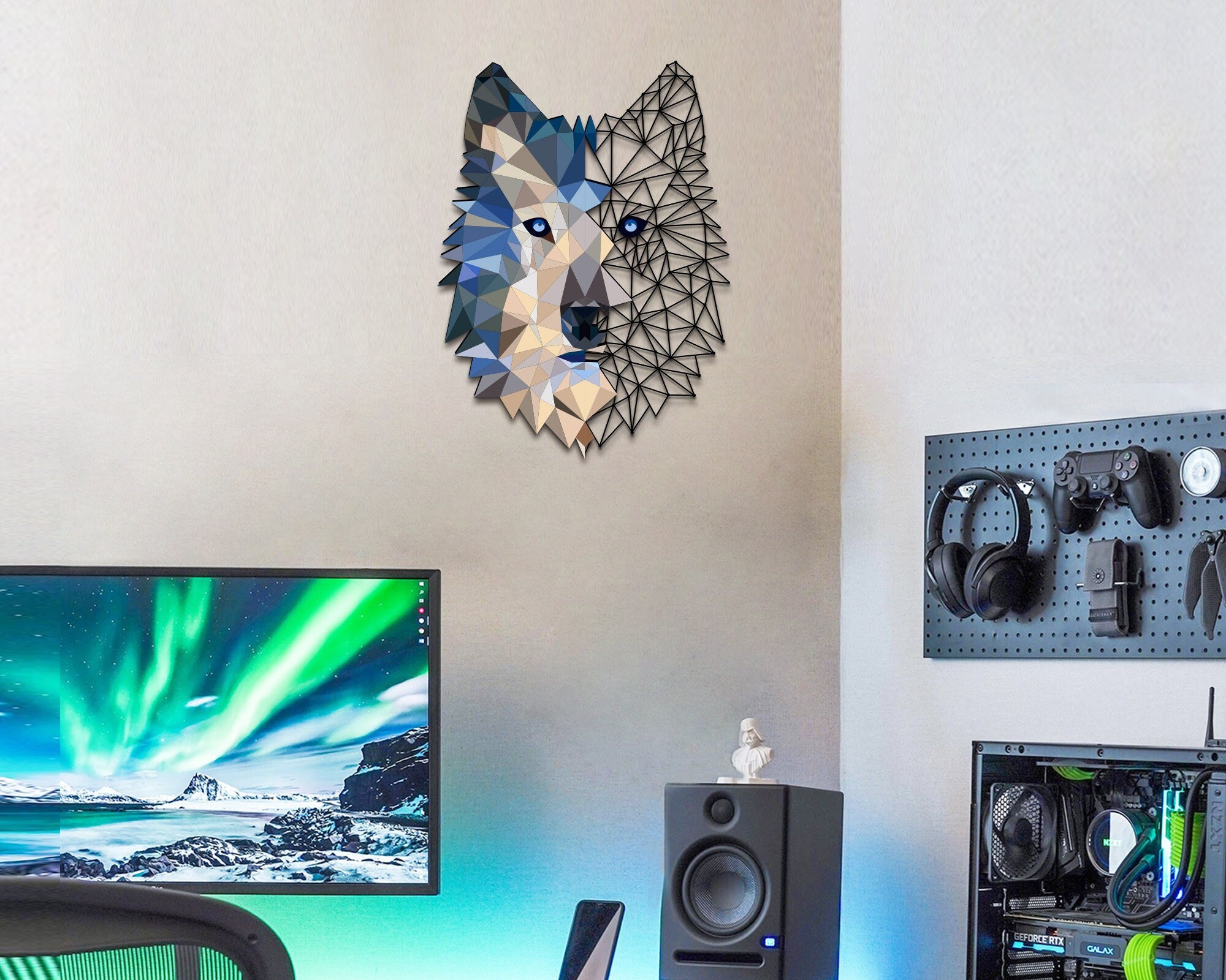 Metal Wolf Wall Art Wolf Wall Decor Wolf Art Wolf Wall - Etsy