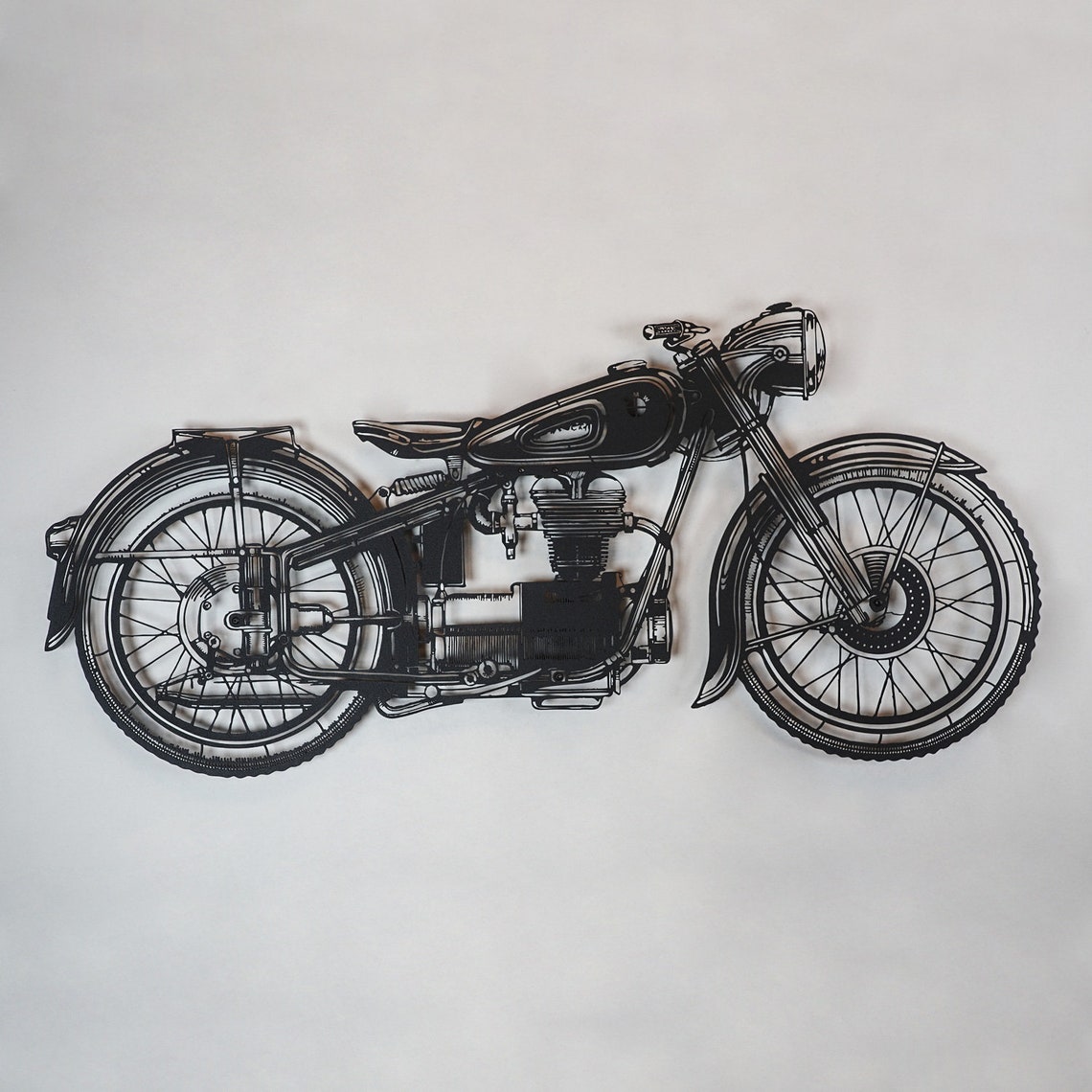 Metal Motorcycle Wall Art Motorcycle Gifts for Men Cafe - Etsy