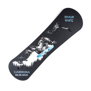 Personalized Snowboard Metal Wall Art, Gift for Snowboarder, Gifts for ...