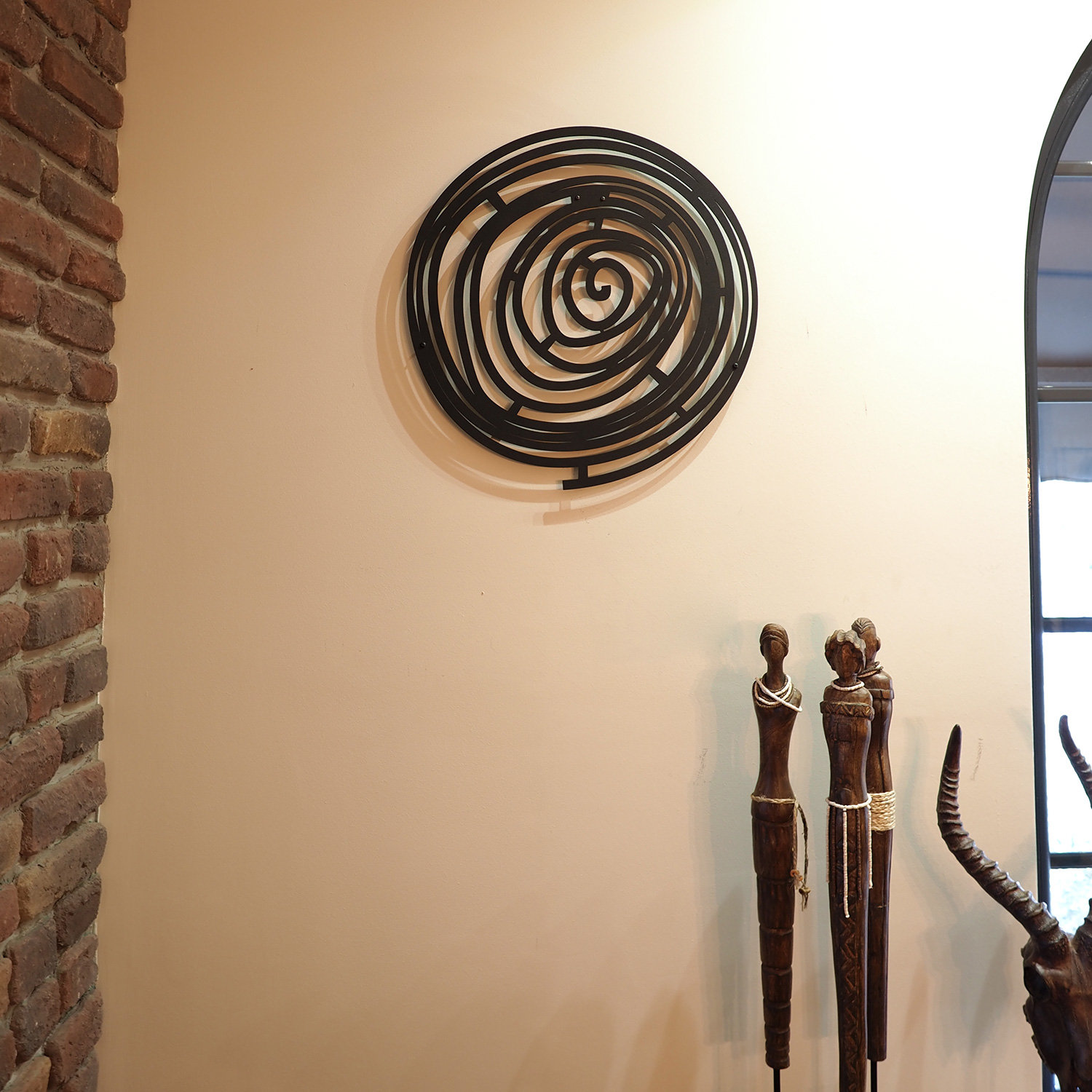 Spiral Metal Wall Art Modern Wall Decor Unique Wall Art - Etsy