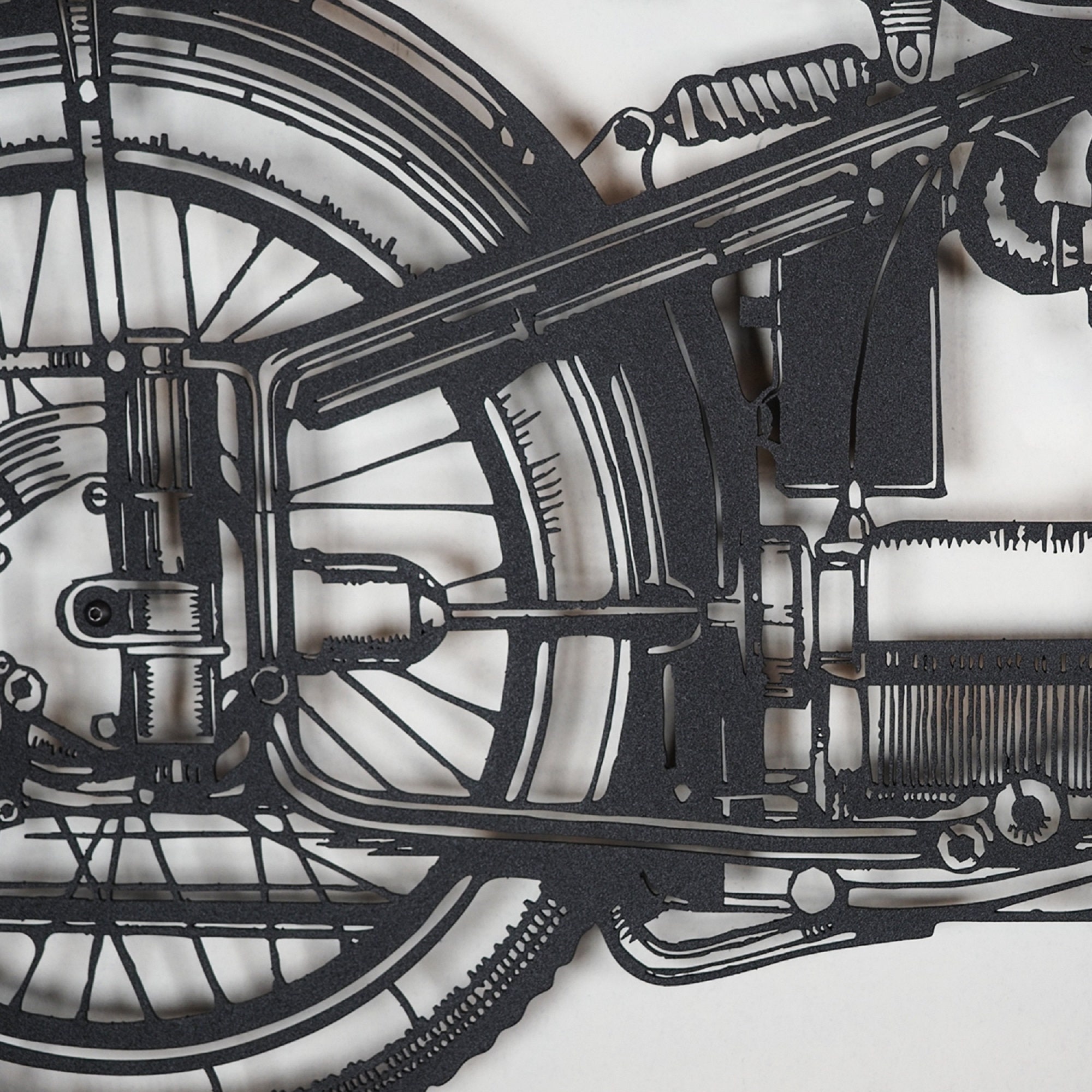 Metal Motorcycle Wall Art, Motorcycle Gifts for Men, Cafe Racer ...