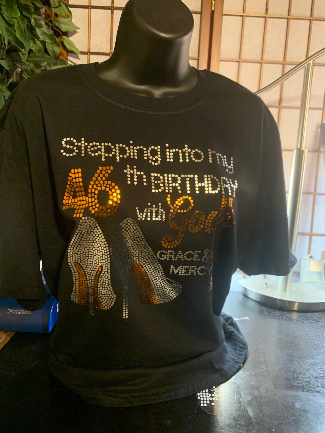 Happy Bday Foil Tee - Etsy