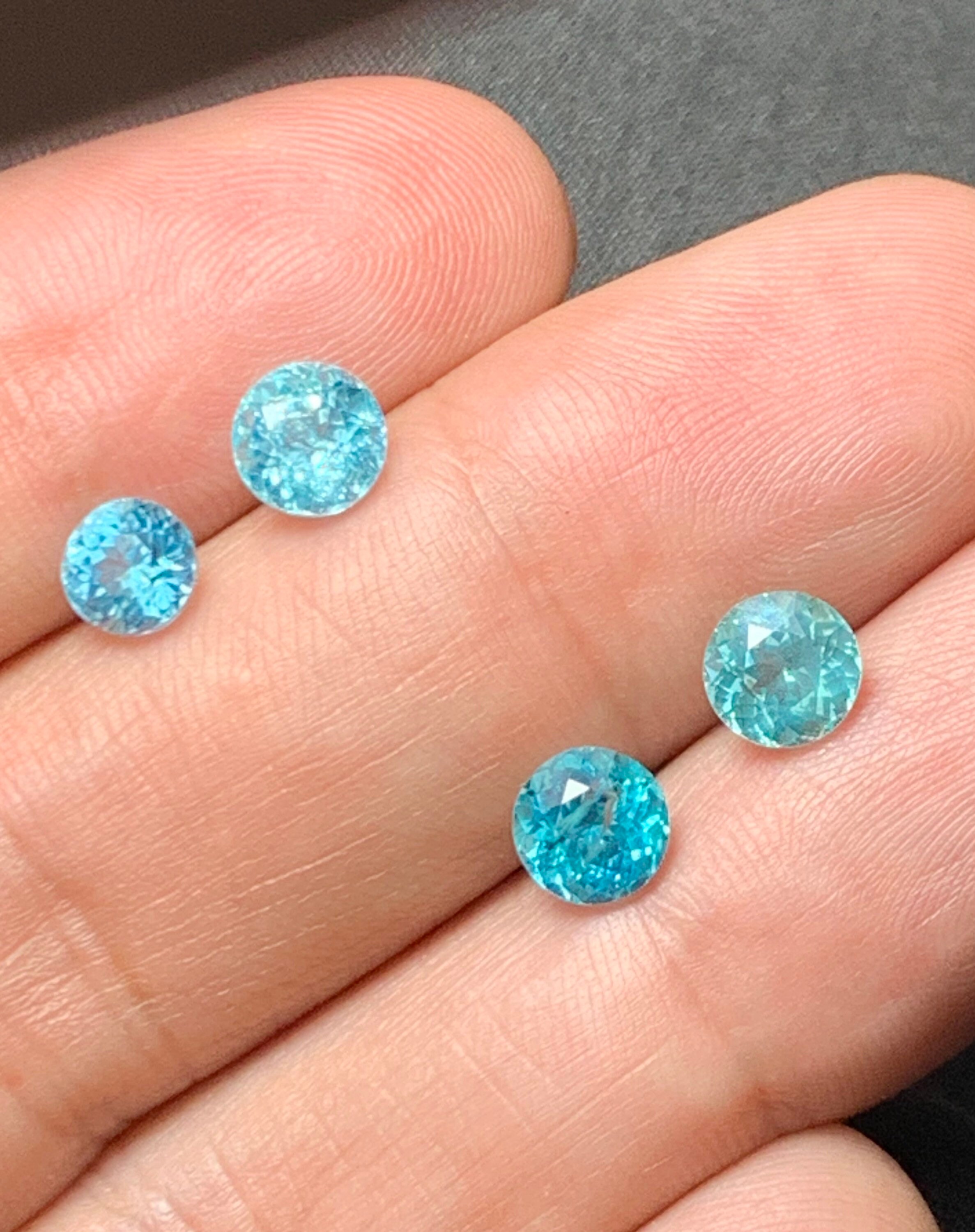 4.2 Cts Beautiful Faceted Neon Color Appetite , Round Cuts - Etsy