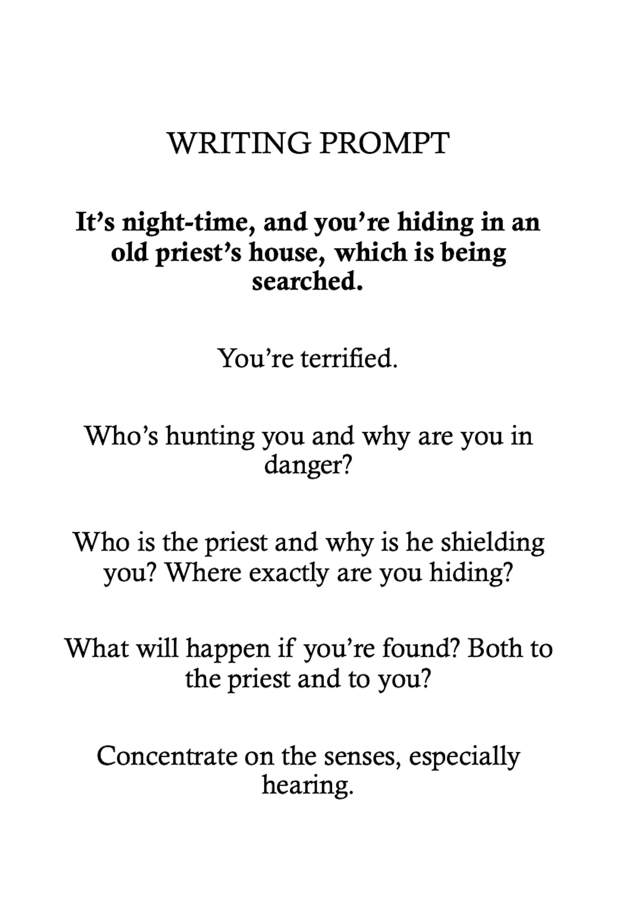 Writing Prompts for Commercial Thriller Writers, 50-page Practical ...