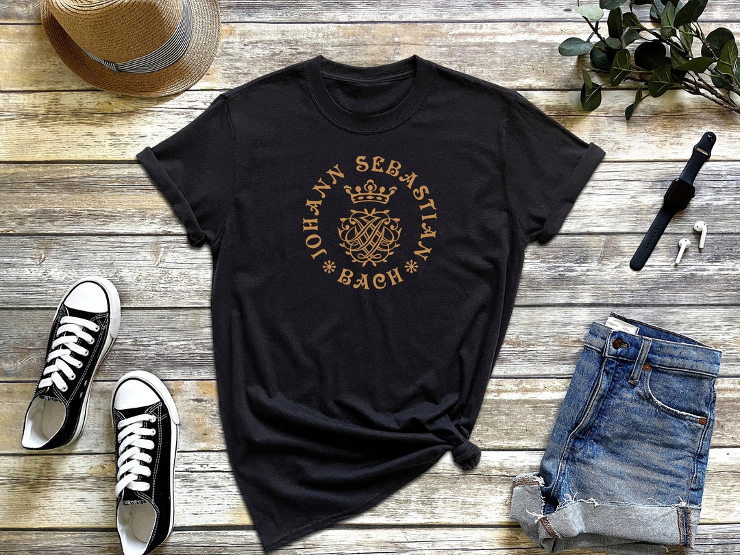 Johann Sebastian Bach Monogram Old Gold 2 - Etsy
