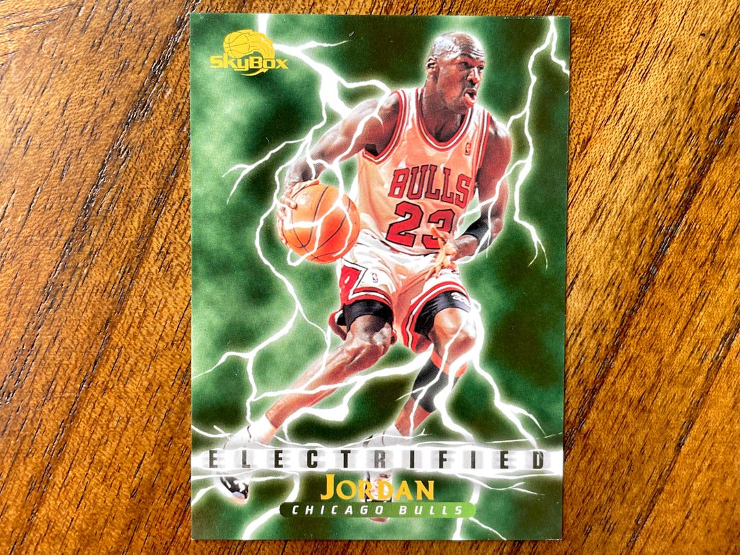 1996 Michael Jordan Skybox Electrified Card #278, Sharp Corners, No ...