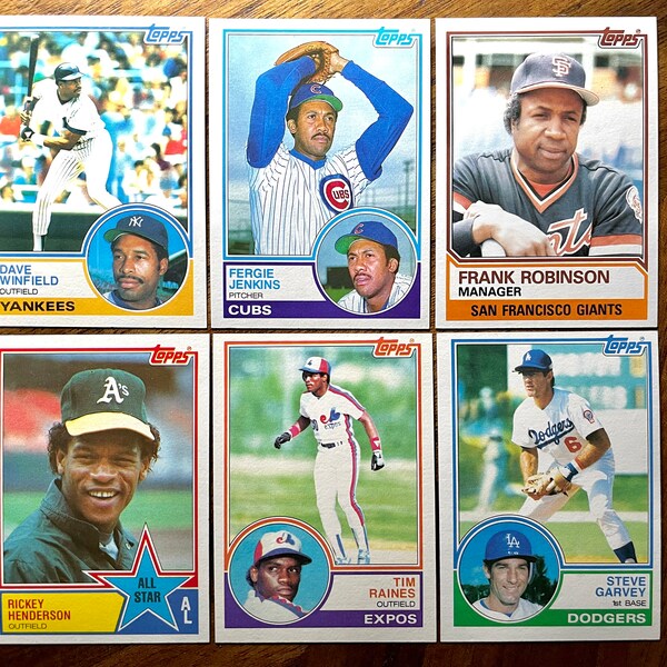 Baseball Cards Rickey Henderson - Etsy