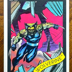 1990 Wolverine Marvel Comic Card #37 (as Patch) & #23 Cards as Wolvie ...
