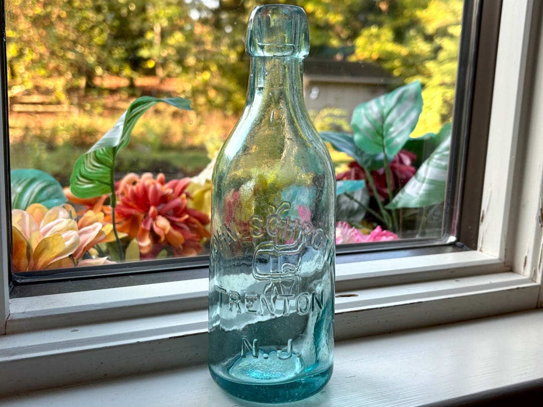1800’s Soda Bottle, John Schroth, Trenton, NJ, No Chips or Cracks ...
