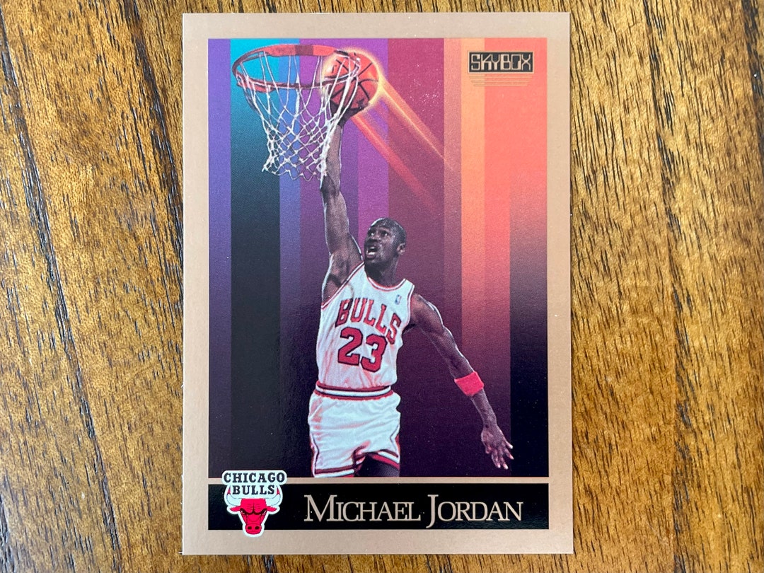 1990 Michael Jordan Skybox Basketball Card #41, Sharp Corners, No ...