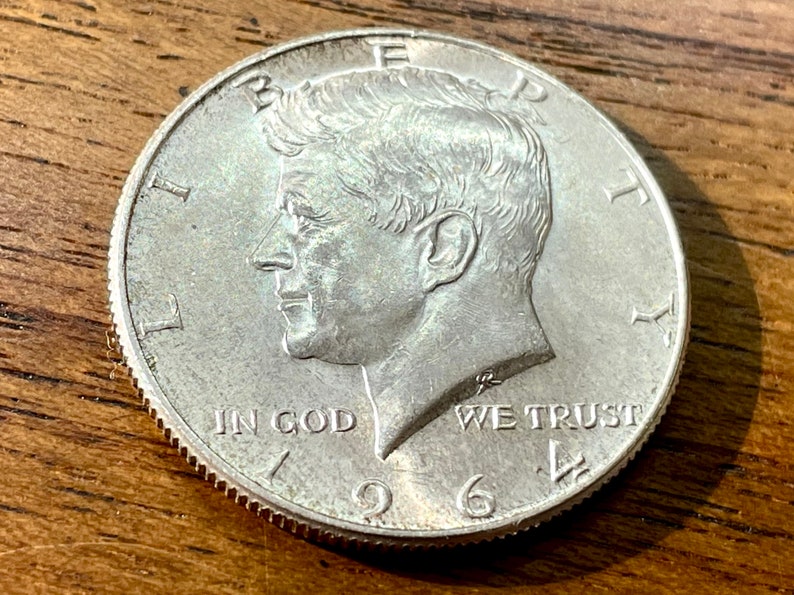 1964 Kennedy Half Dollar AU Condition, Full Detail and Luster T - Etsy