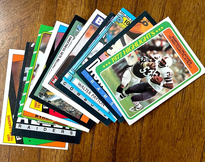 1970’s/1980’s Running Back Hof/legends Lot (10 Cards), Topps Football ...