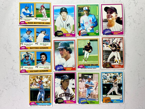 1981 Stars Lot 13 Topps Baseball Cards Schmidt Morgan | Etsy