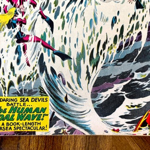 1962 Sea Devils Issue #7, the Human Tidal Wave, Silver Age Comic - Etsy