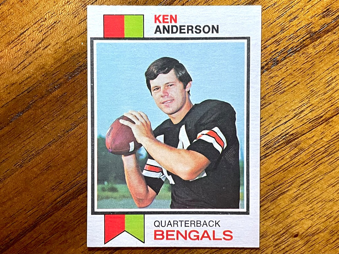 1973 Ken Anderson RC Topps Football Card #34, Sharp Corners, No Creases ...