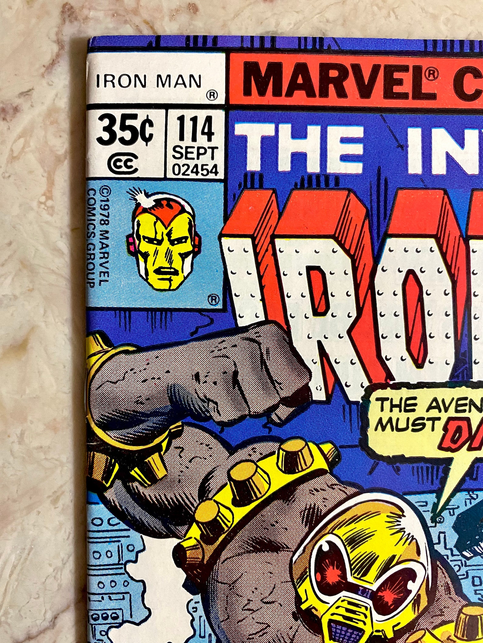 1978 Iron Man 114 First Appearance of Arsenal Marvel Comics - Etsy