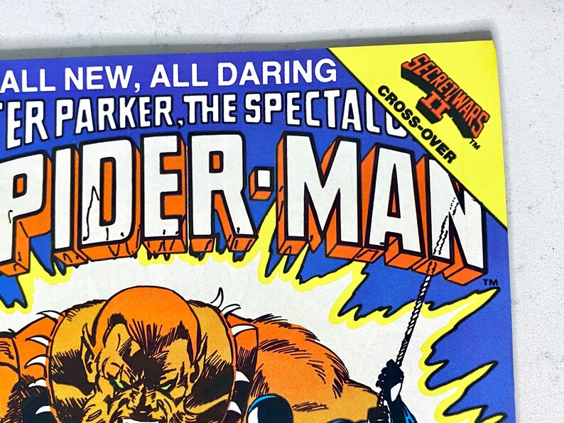 1985 Peter Parker The Spectacular Spider-man 111 In Perfect | Etsy
