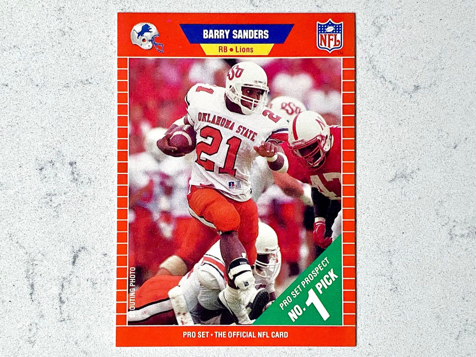 1989 Barry Sanders RC Pro Set Football Card 494 - Etsy