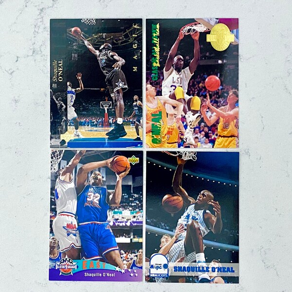 Shaquille Oneal Cards - Etsy