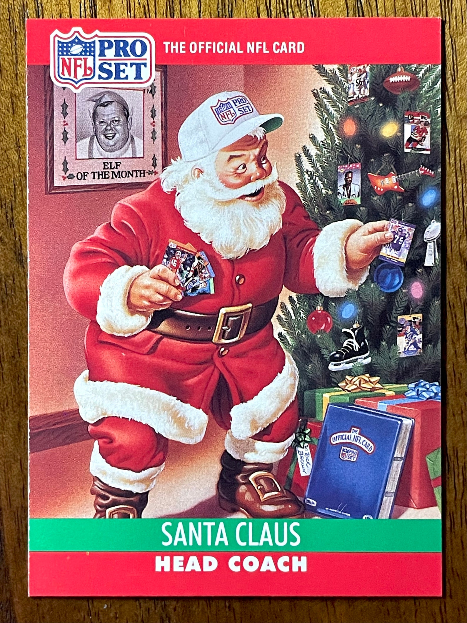 1990 Pro Set Santa Claus Head Coach Football Card, Sharp Corners, No ...