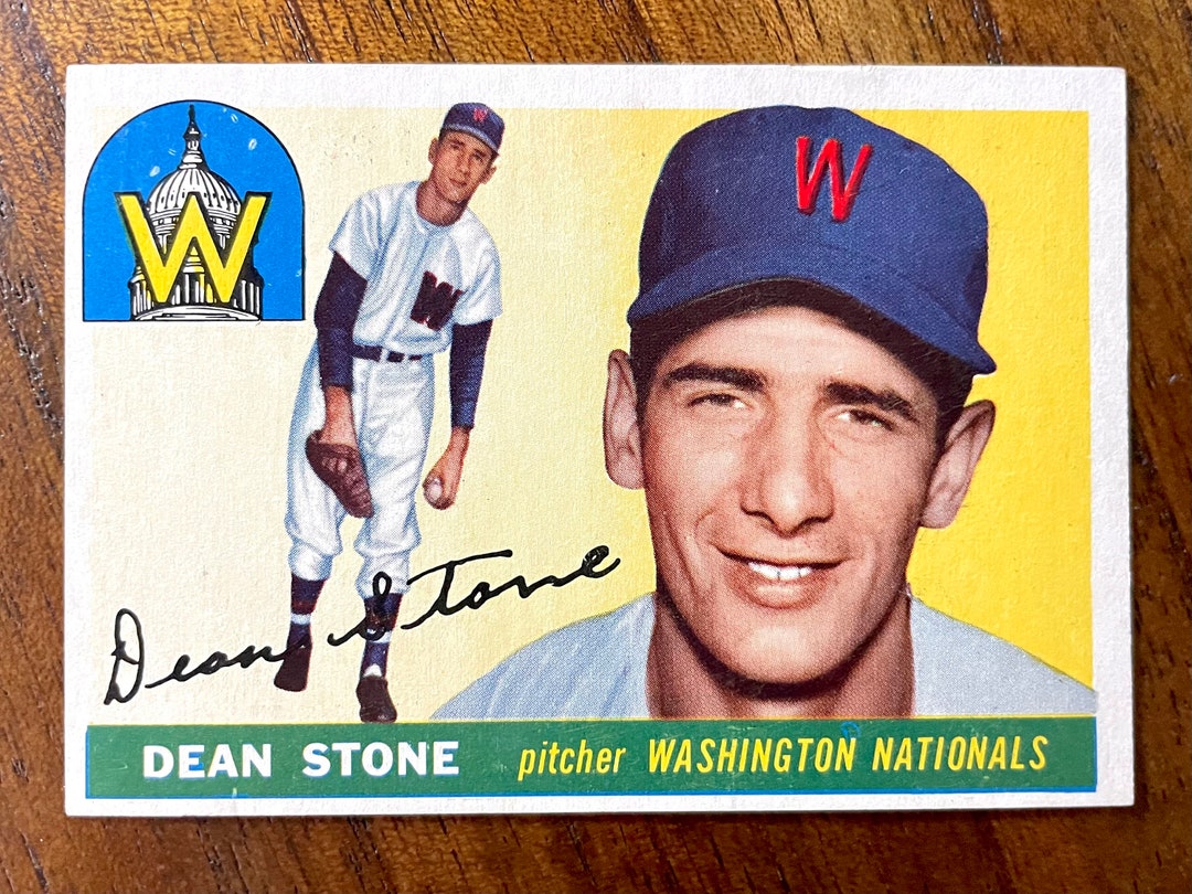 1955 Topps Dean Stone Baseball Card #60, No Creases - Etsy