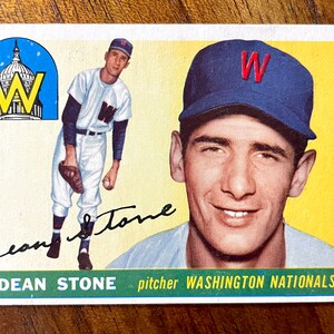 1955 Topps Dean Stone Baseball Card #60, No Creases - Etsy