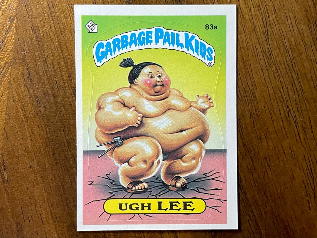 1985 Two Star ** Ugh Lee 83a Matte Back Garbage Pail Kid Series 2 Card ...