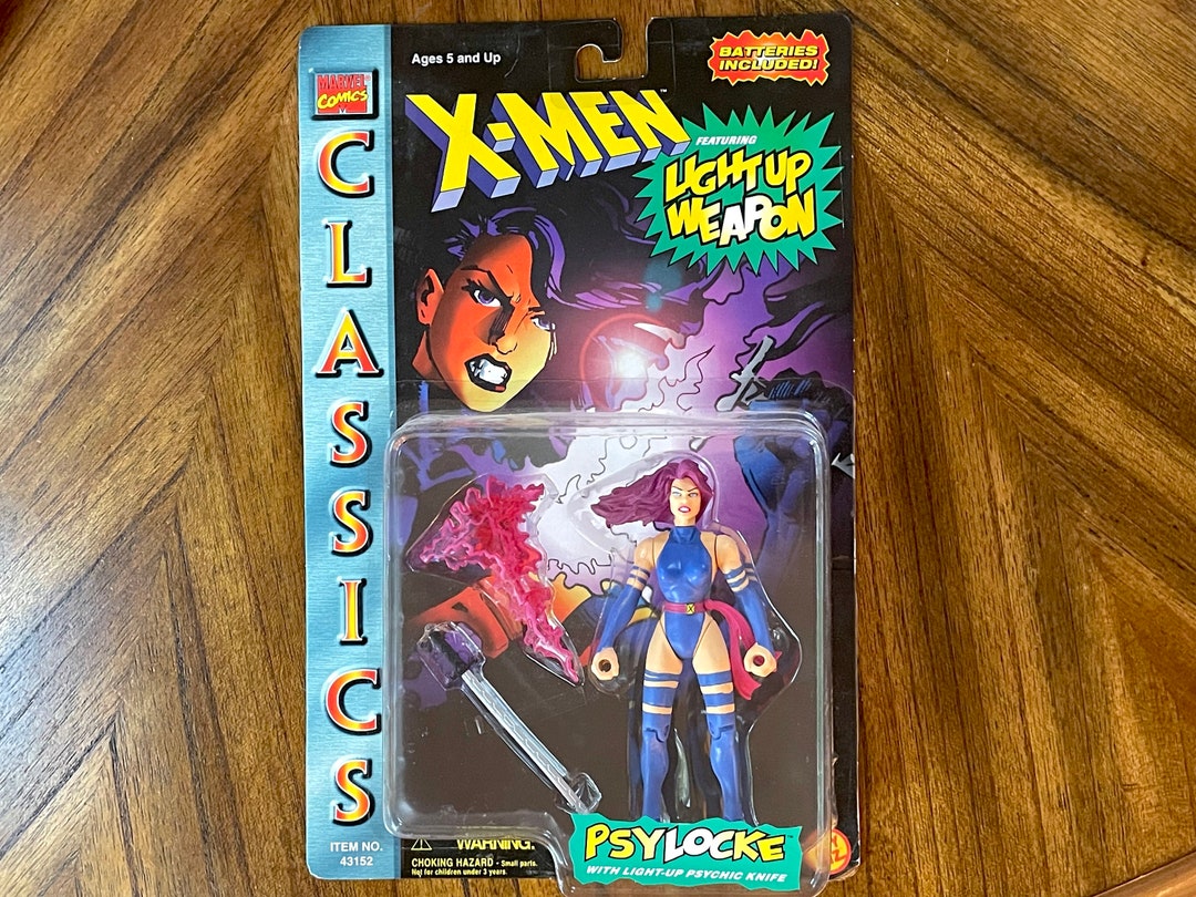 1996 Psylocke Marvel Classics X-men Light up Action Figure Unopened in ...