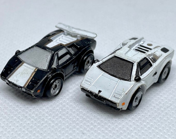 1980’s Micro Machines Lamborghini Vehicles, White Countach Without ...