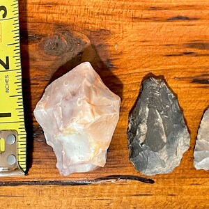 Antique Authentic Flint Native American Artifacts, Possible Sioux or ...