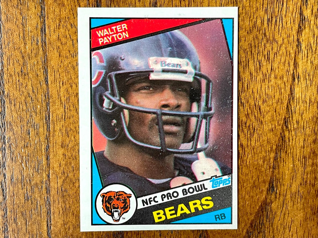 1984 Walter Payton Topps Football Cards 228, No Creases C2 - Etsy